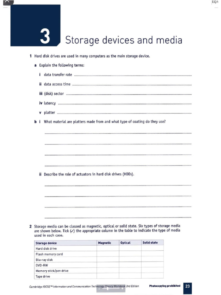 ICT - Theory - CH 3 | PDF