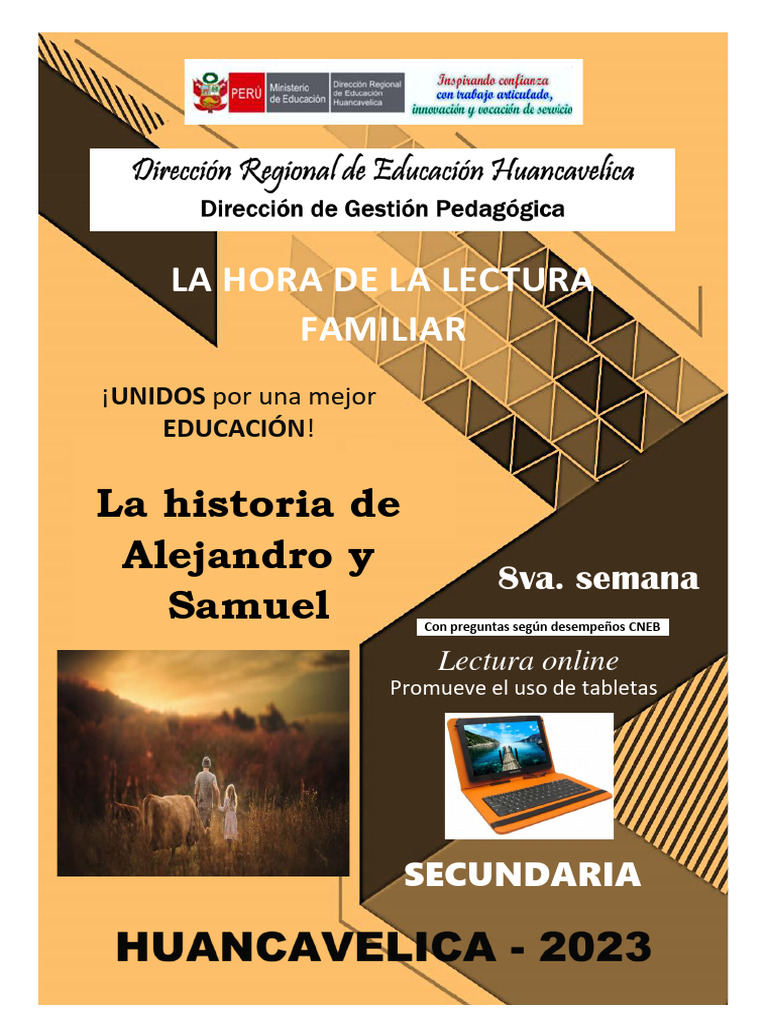 Semana 8 - Secundaria - La Historia de Alejandro y Samuel | PDF