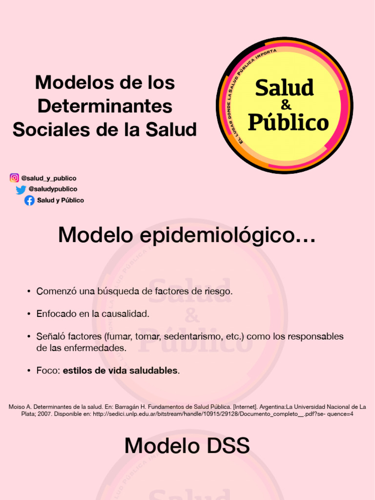 6 - Modelos de Los DSS | PDF | Salud pública | Factor de riesgo