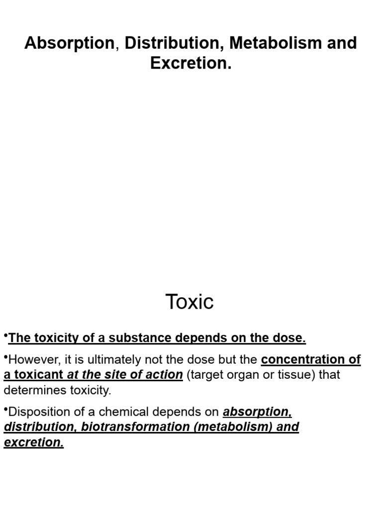 Absorption and Extraction of Toxin | PDF | Distillation | Skin