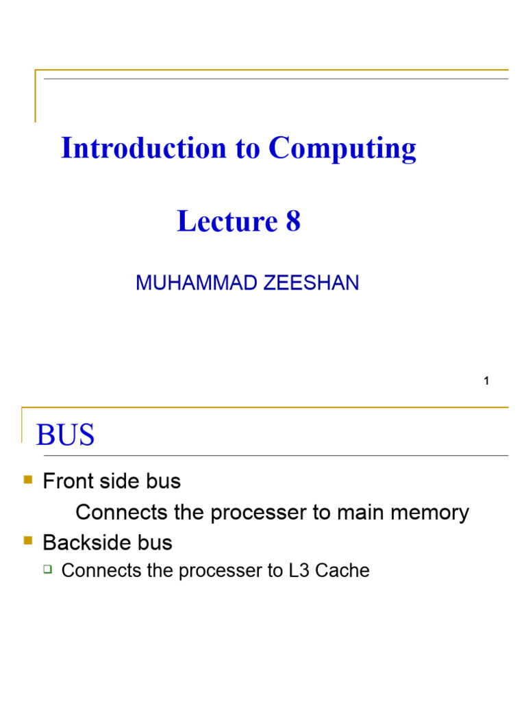 Lecture 8 | PDF | Computer Data Storage | Hard Disk Drive