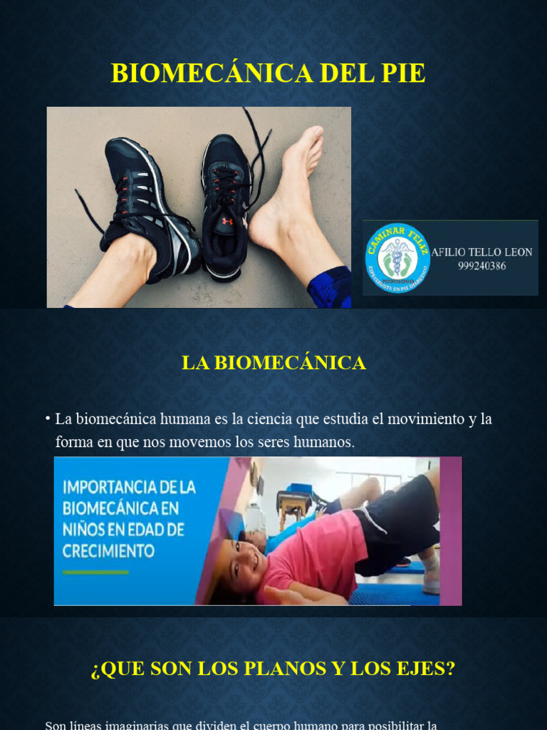 Biomecnica Del Pie Pucallpa | PDF | Pie | Sistema musculoesquelético