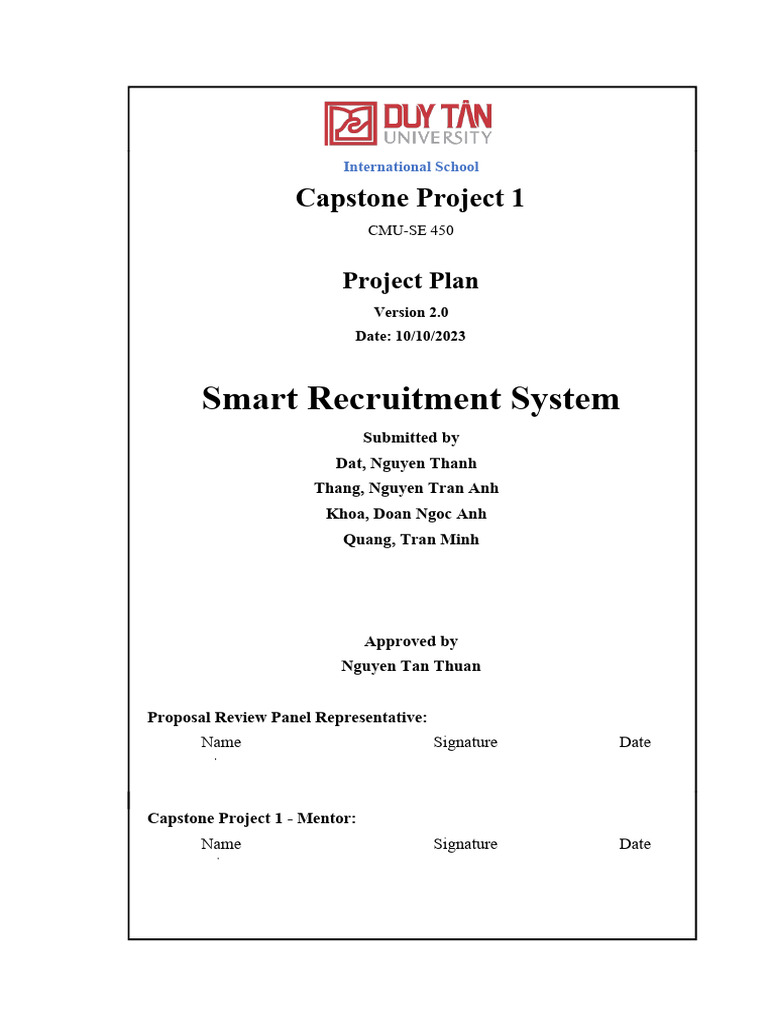 C1SE.19 ProjectPlan SRS v2.0 | PDF | Software Development Process | Agile Software Development