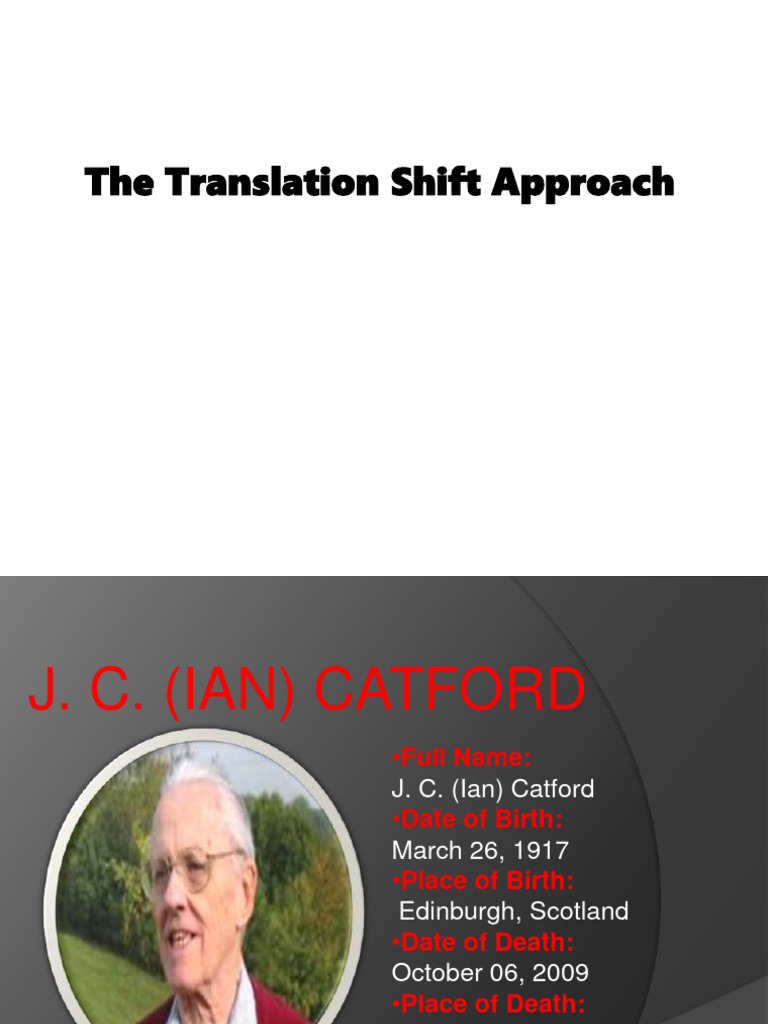Translation Shift | PDF | Linguistics | Translations