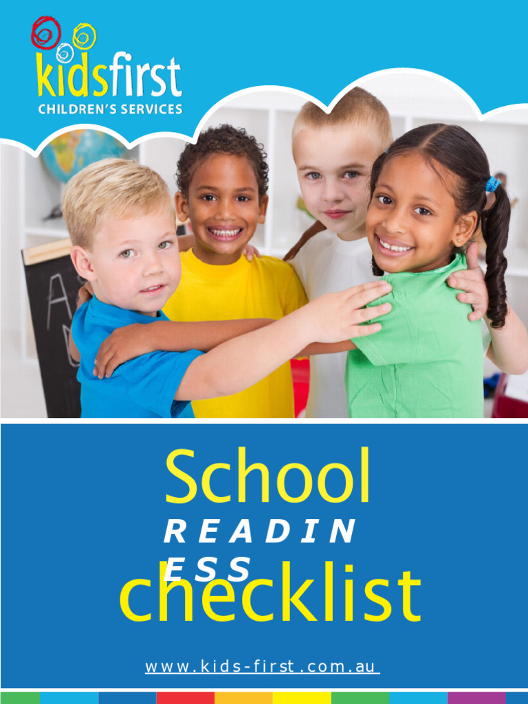 School Readiness Checklist Guide | PDF | Behavioural Sciences | Human ...