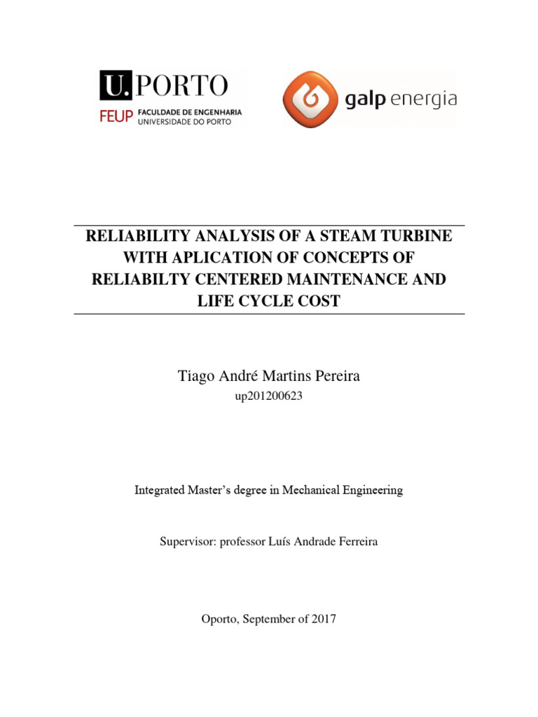 Reliability Analysis With Application of LCC and RCM - Tiago - Pereira ...