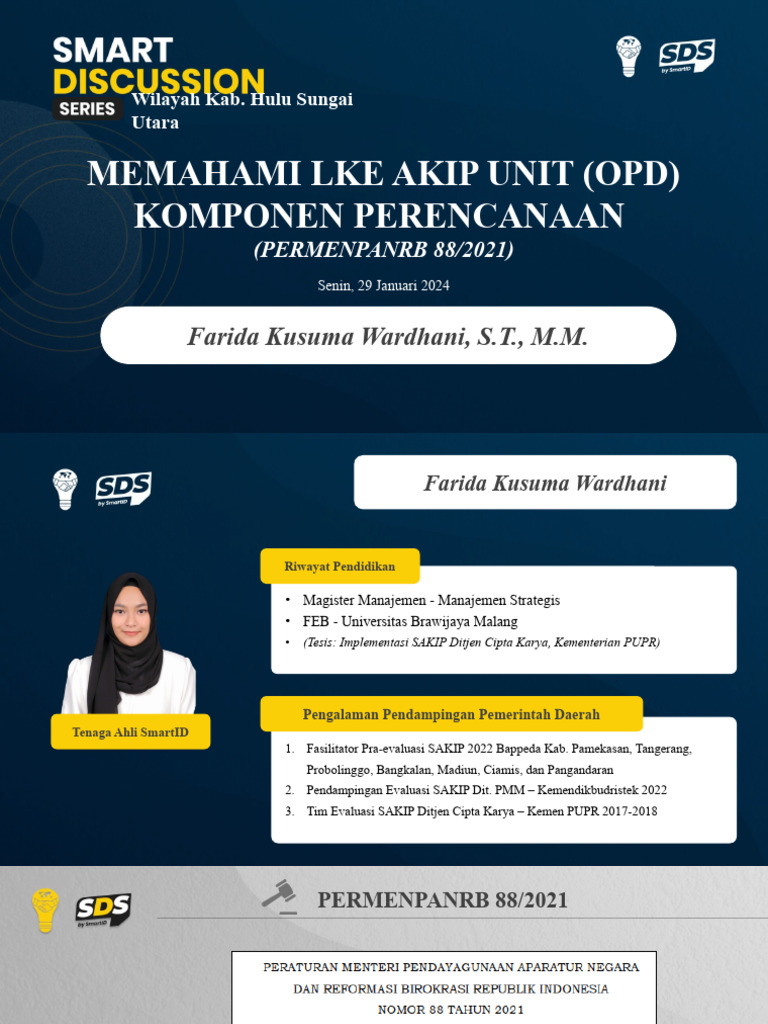 Memahami SAKIP LKE SAKIP OPD (Komponen Perencanaan) 290124 | PDF