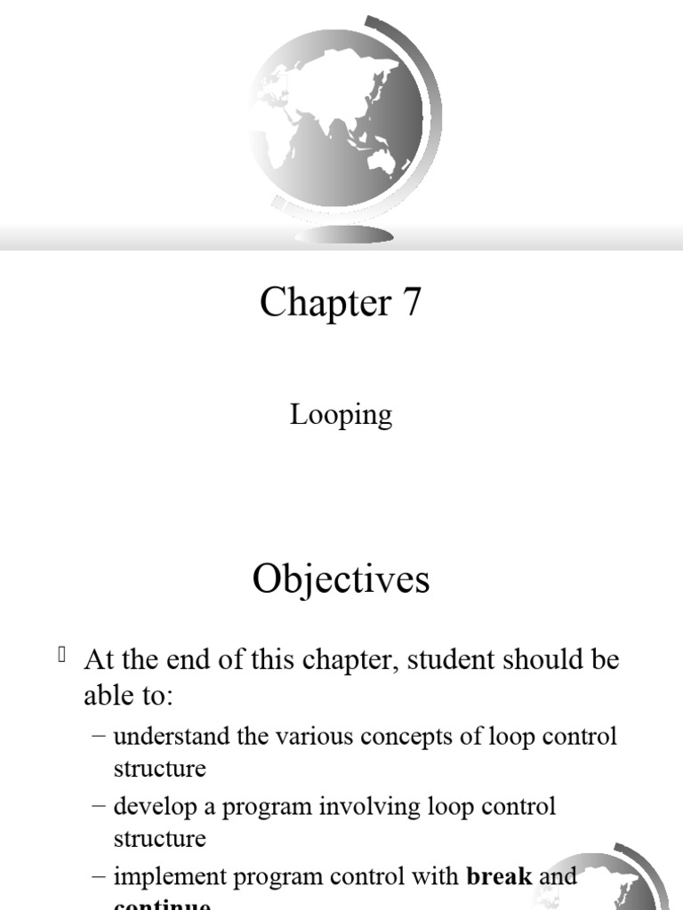 Chapter 7 - Looping | PDF | Java (Programming Language) | Programming ... Chapter 7 - Looping | PDF | Java (Programming Language) | Programming ...