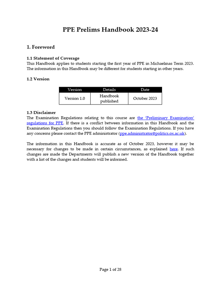 Ppe Handbook Prelims 2023 24 Final | PDF