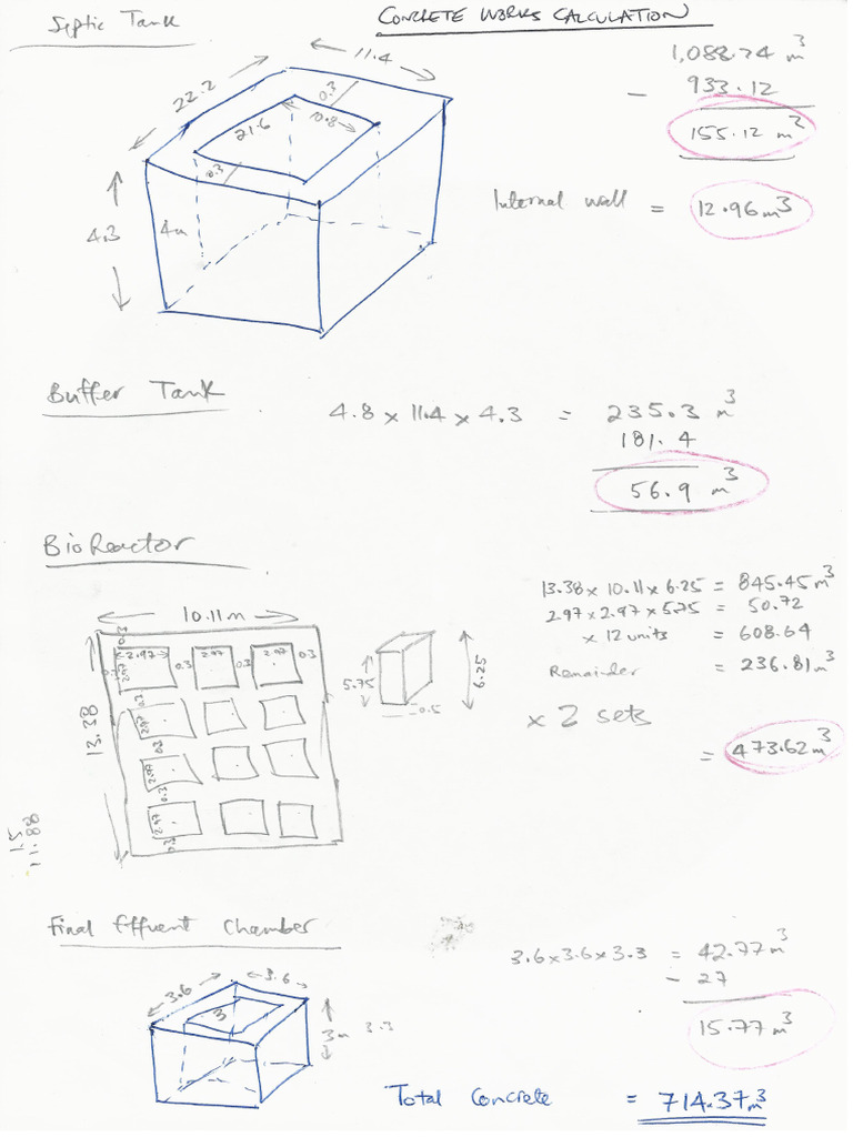 Concrete Volume Calculation | PDF