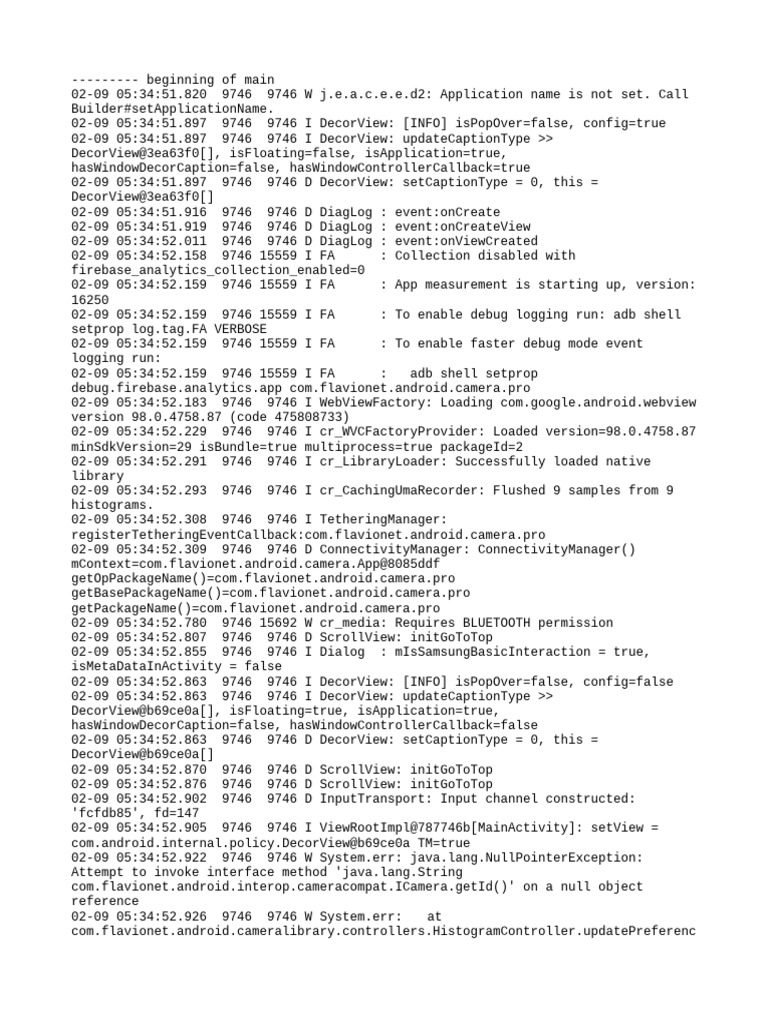 Log Cat 1644359691749 | PDF | Computer Programming | Software Engineering