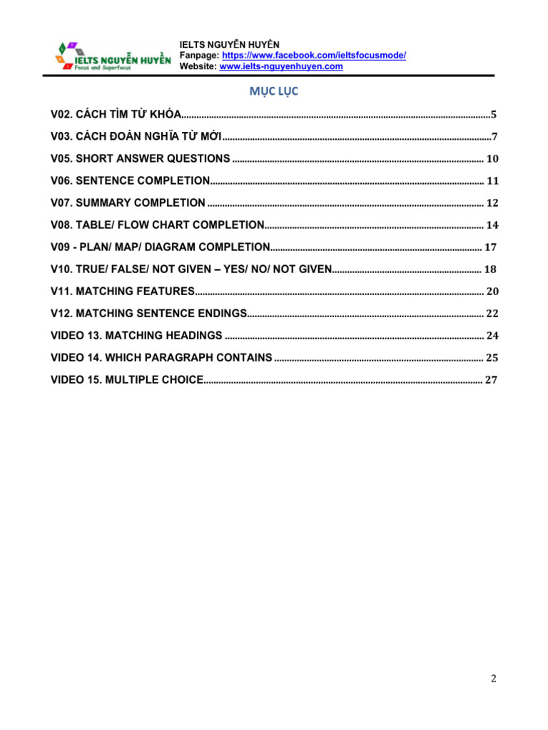 M C L C: Ielts Nguy N Huy N Fanpage: Website | PDF | Mass Media