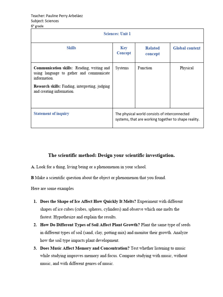 The Scientific Method Workshop | PDF