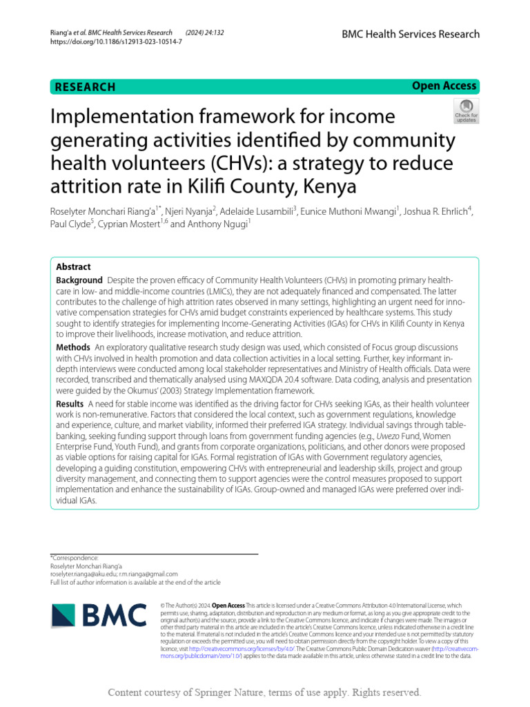 Implementation Framework for Income Generating Act | PDF | Creative Commons License | Creative ...