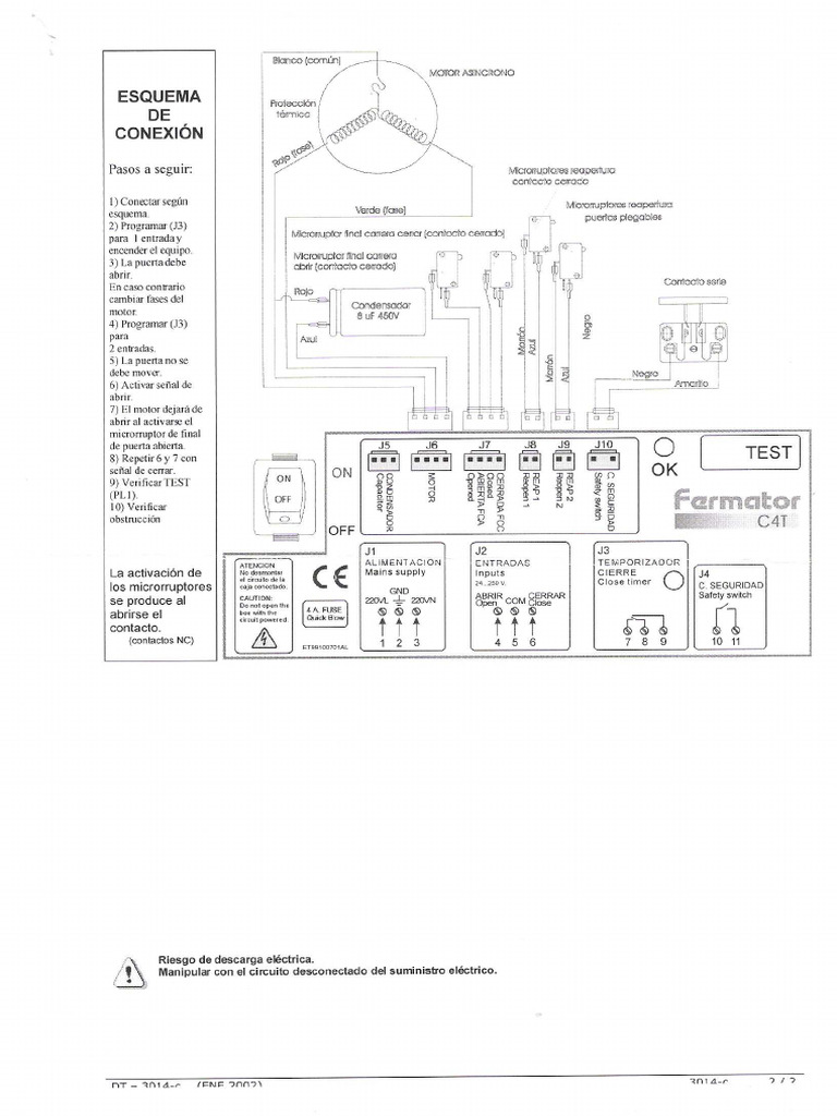 FERMATOR Circuito Electronico C4T | PDF