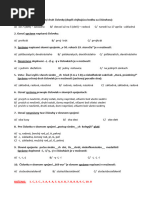 Slovesá - Tematický Test | PDF