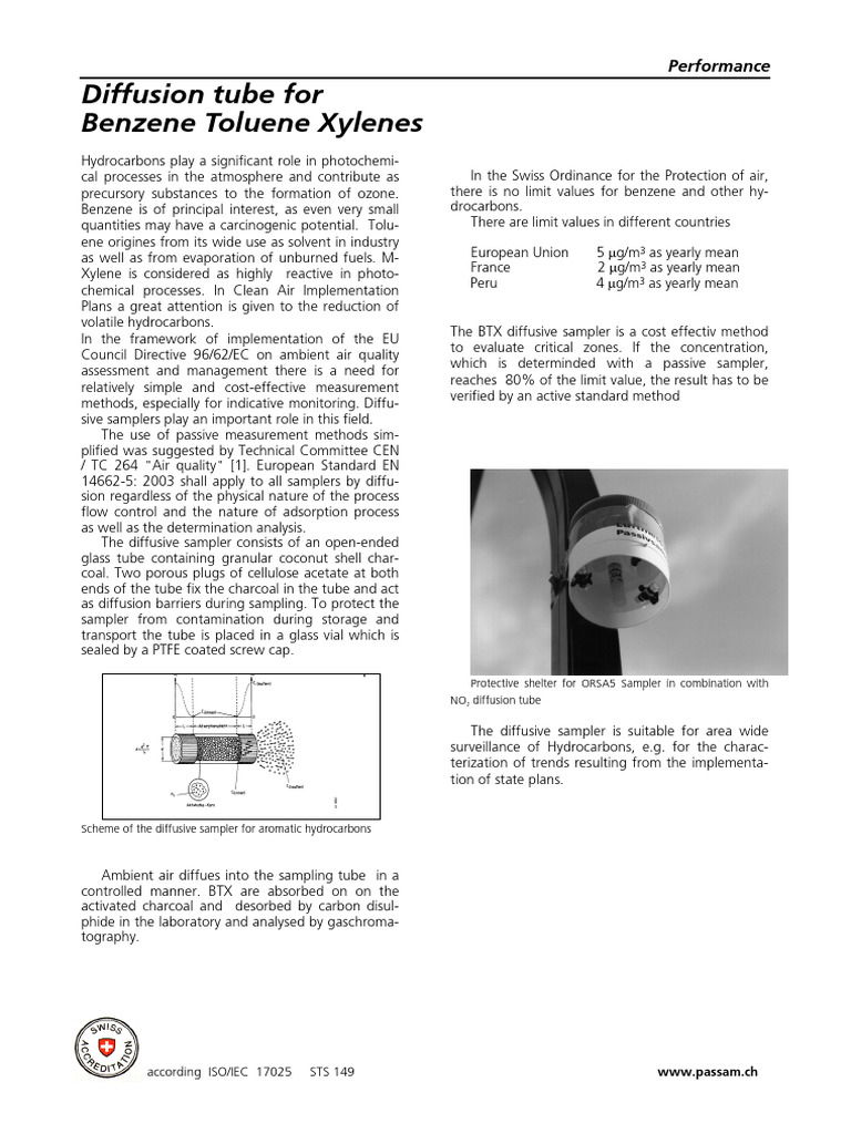 DE-596 Passam BTEX | PDF | Air Pollution | Benzene