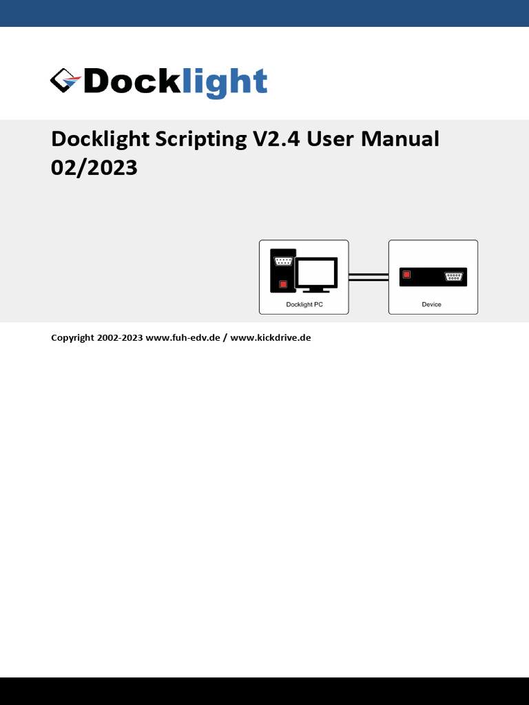 Docklight Scripting Manual | PDF | Transmission Control Protocol | Scripting Language
