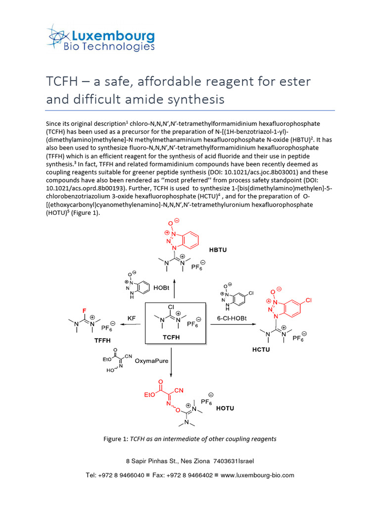 TCFH - Luxembourg Bio Technologies | PDF