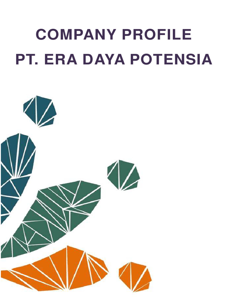 Company Profile Pt. Era Daya Potensia | PDF