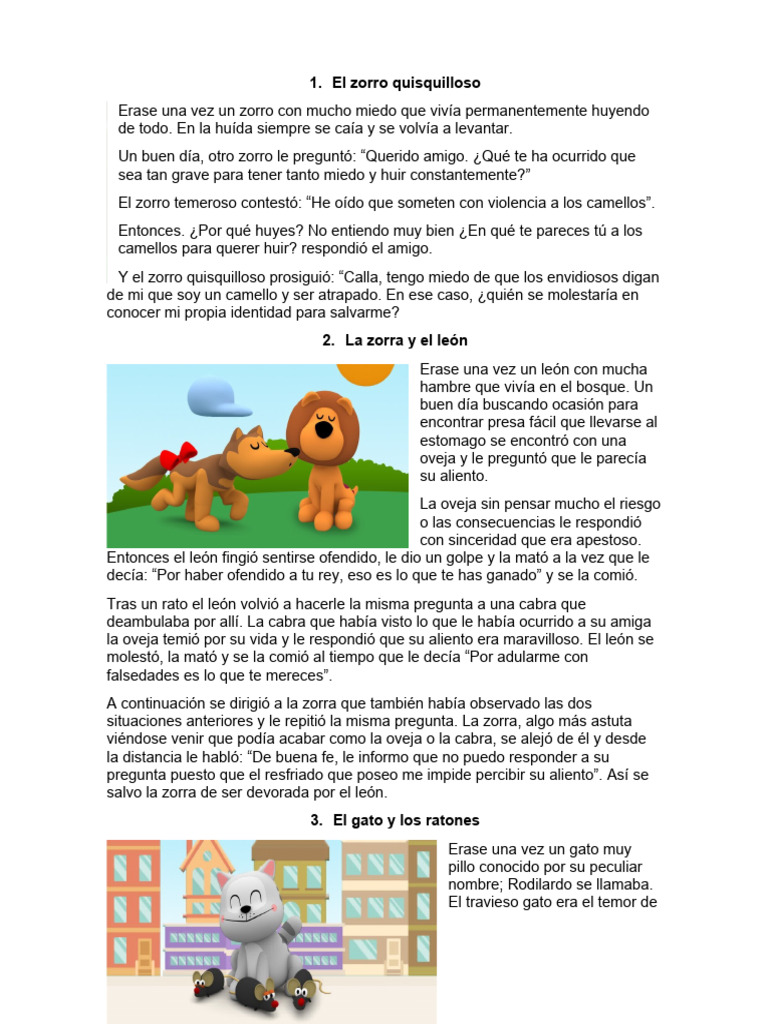 5 cuentos cortos | PDF