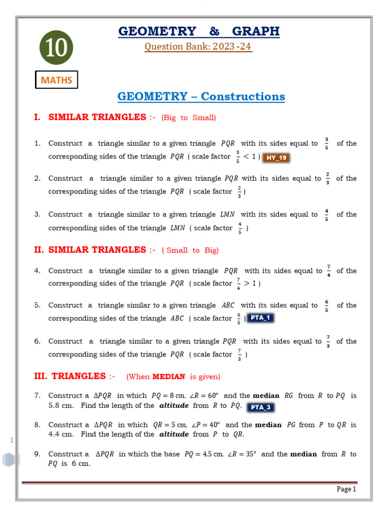 Graph & Geo | PDF | Circle | Triangle