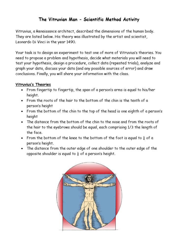 Vitruvian Man Experiment Guide | PDF