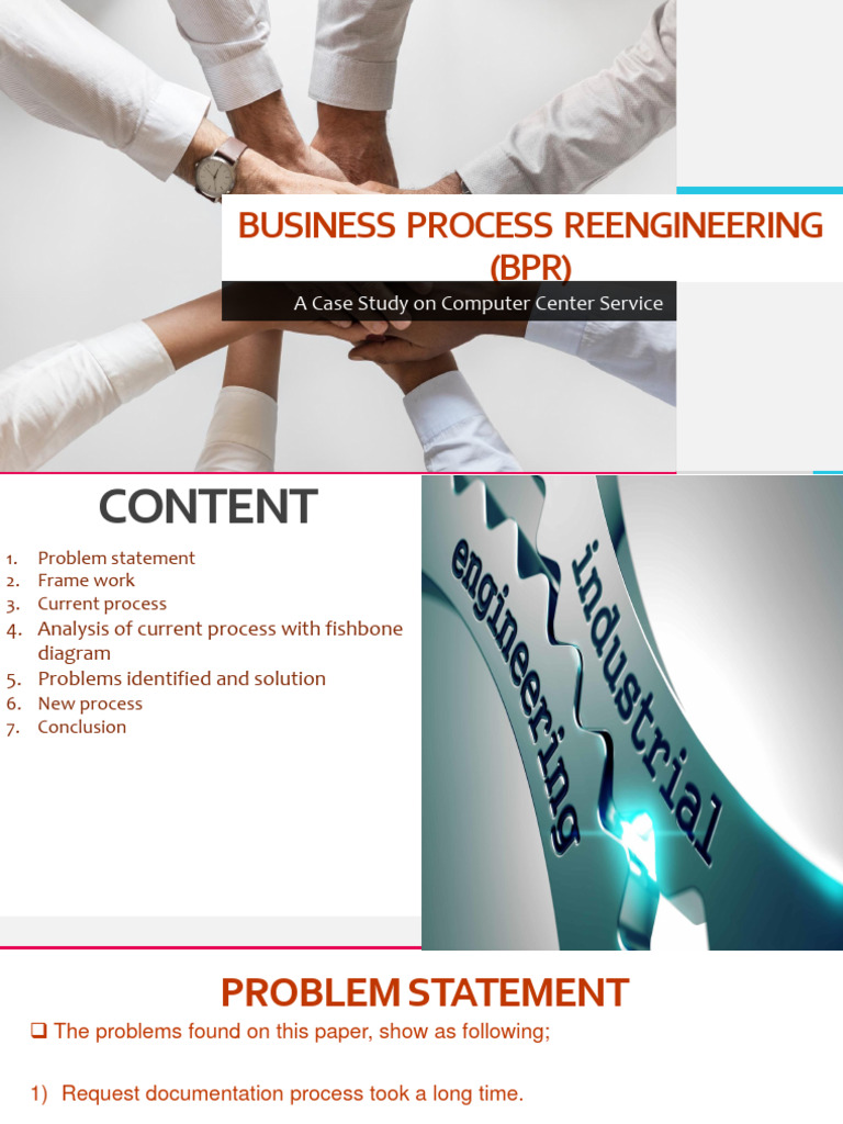 Business Process Reengineering (BPR) : A Case Study On Computer Center Service | PDF ...