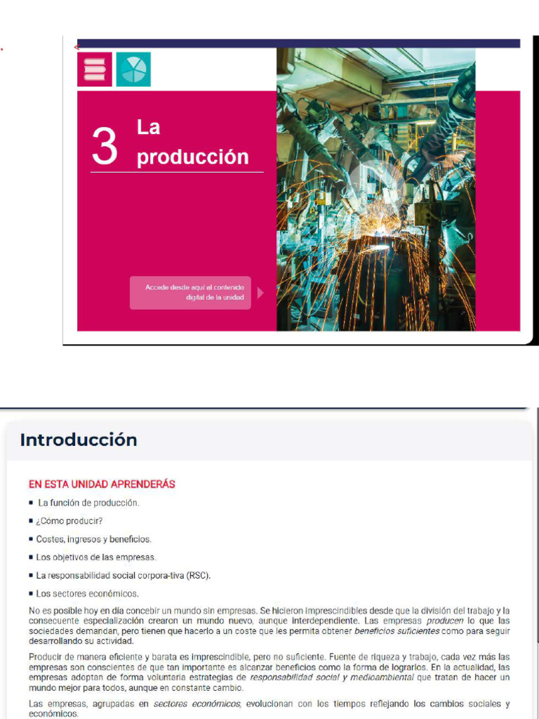 UD3. La Producción. | PDF