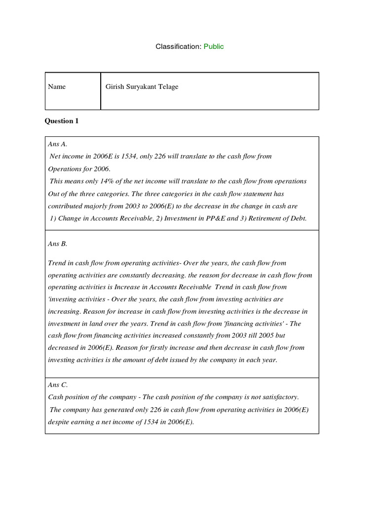 Financial Analysis for Investors | PDF | Finance & Money Management