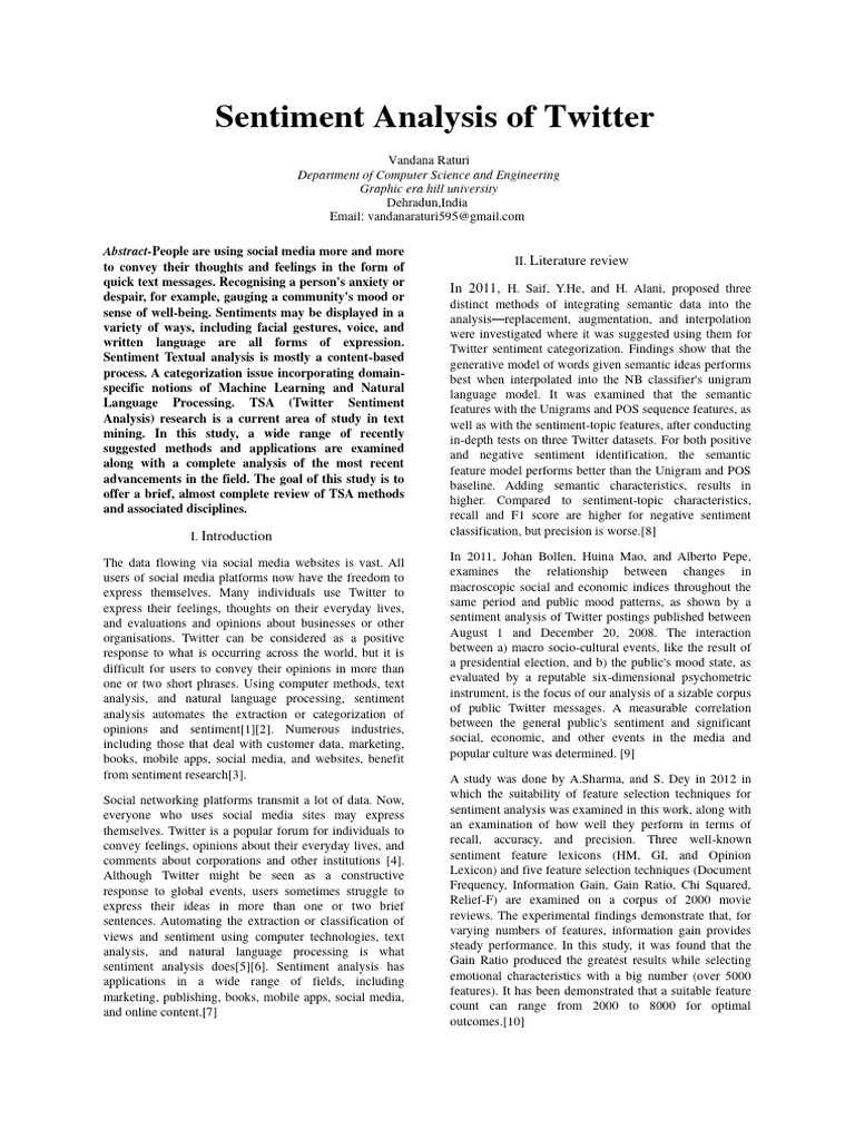 Twitter Sentiment Analysis2 | PDF | Artificial Neural Network | Popular ...