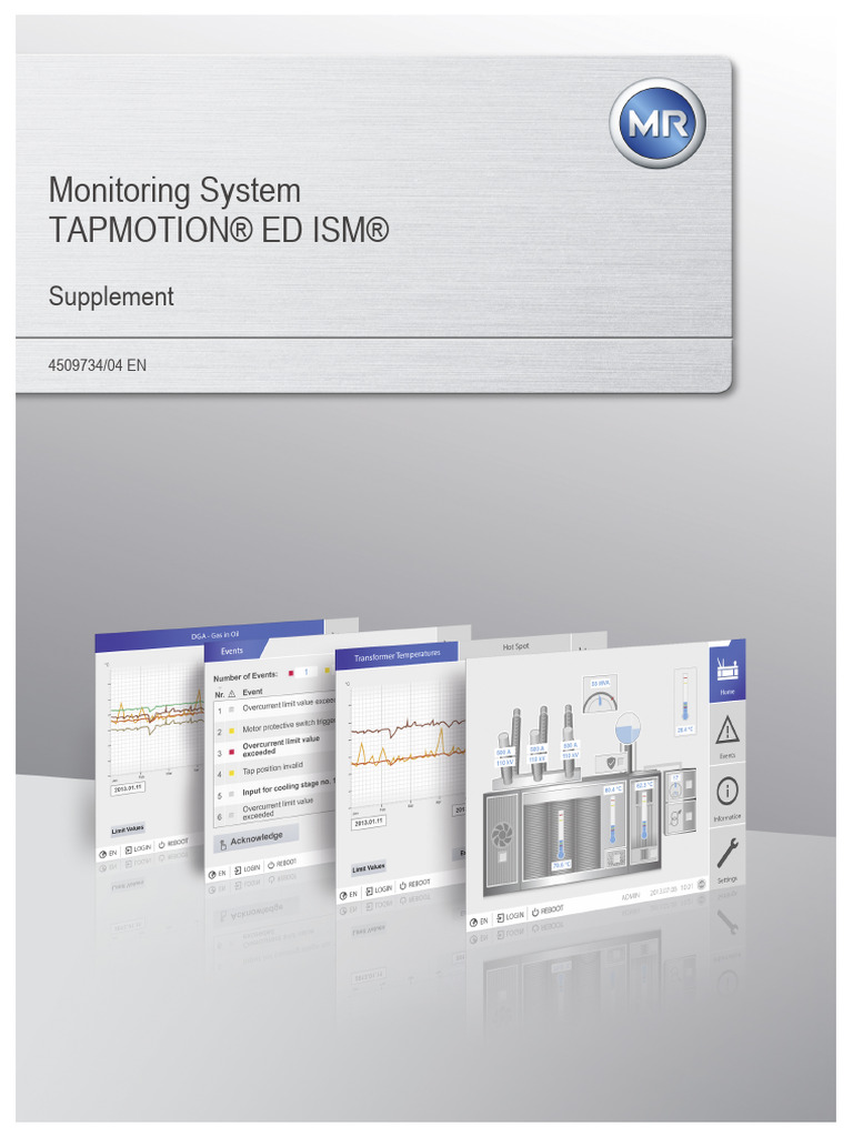 TAPMOTION® ED ISM® Supplement Operating Instructions 4509734 04 en | PDF | Transformer | Information