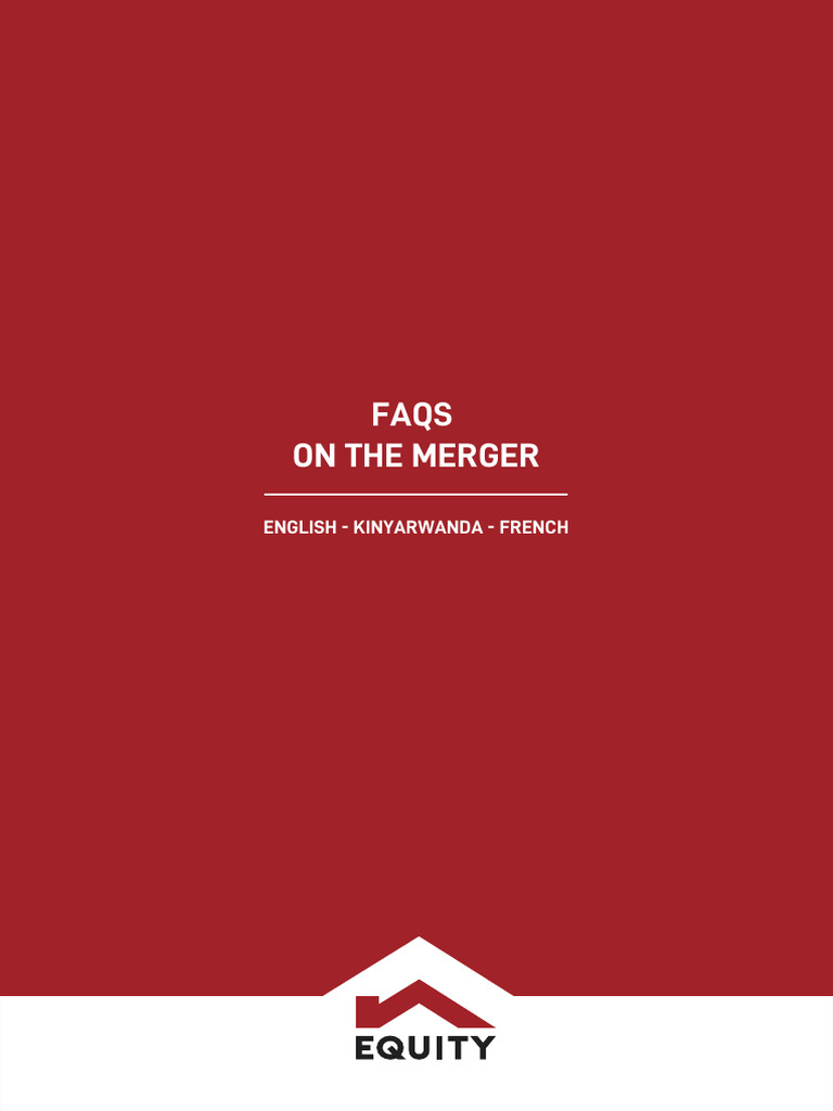 Faqs On The Merger | PDF