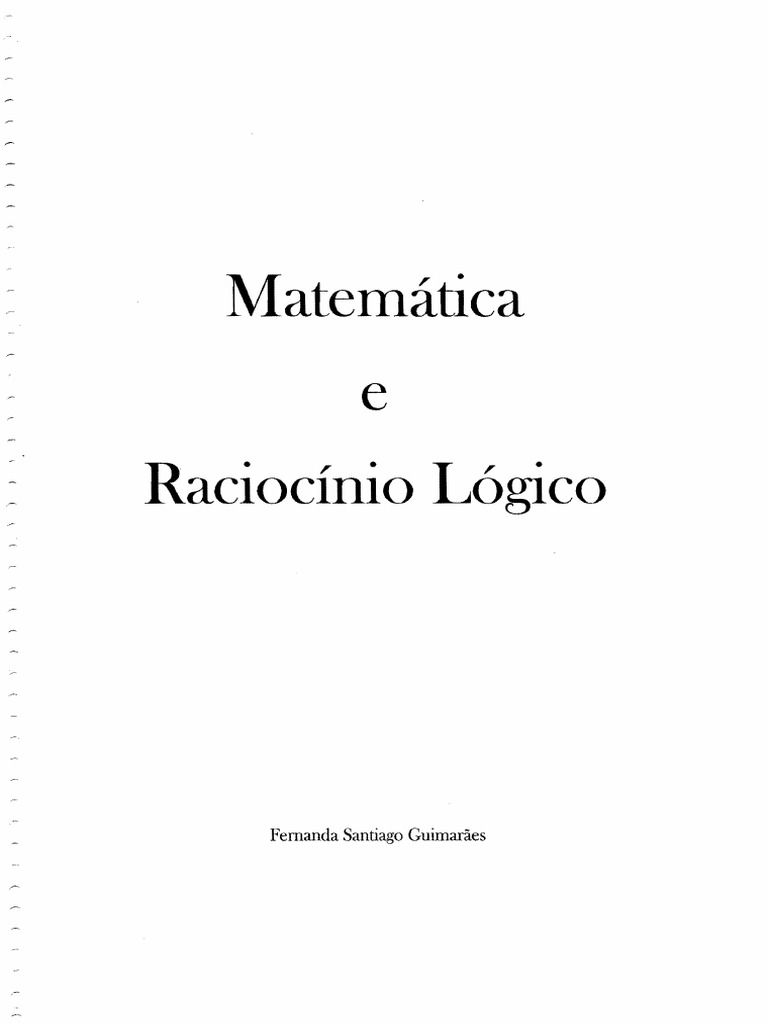 Matemática e Raciocínio Lógico | PDF | Número racional | Número inteiro