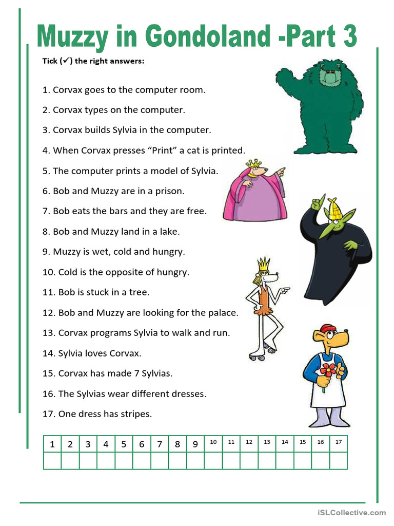 Muzzy in Gondoland 3 (3 - 6) | PDF | Art