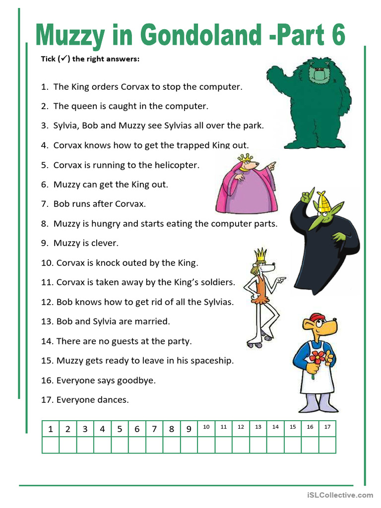 Muzzy in Gondoland 6 (6 - 6) | PDF