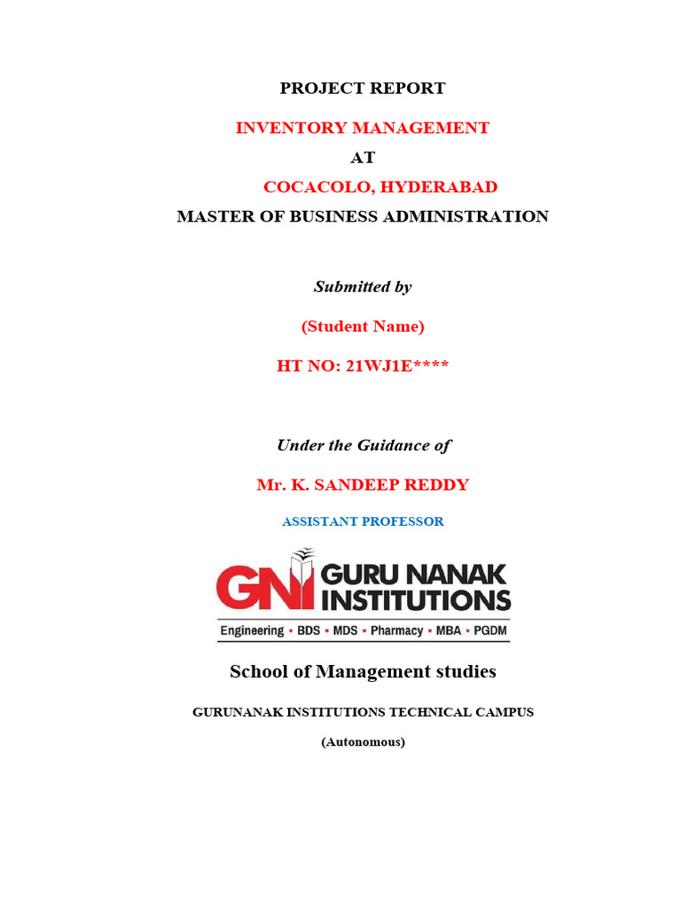 Coca-Cola Inventory Management Analysis | PDF | Soft Drink | Inventory