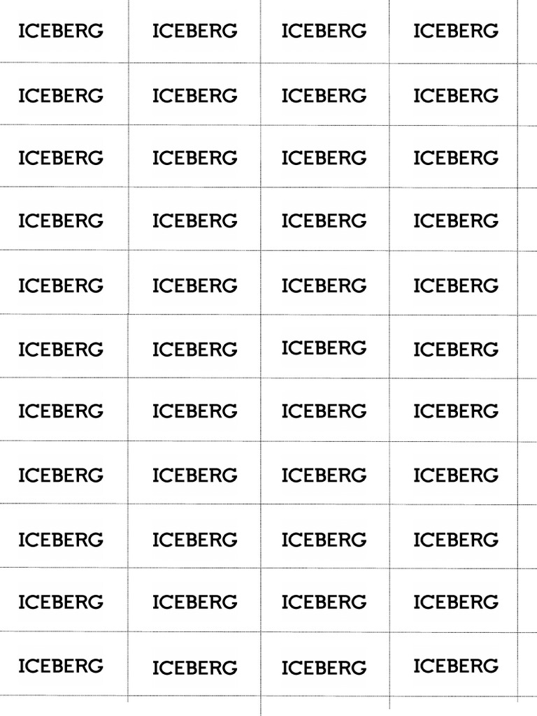 Iceberg | PDF