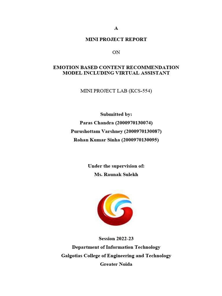 Mini Project Report 22 | PDF | Python (Programming Language) | Library ... Mini Project Report 22 | PDF | Python (Programming Language) | Library ...