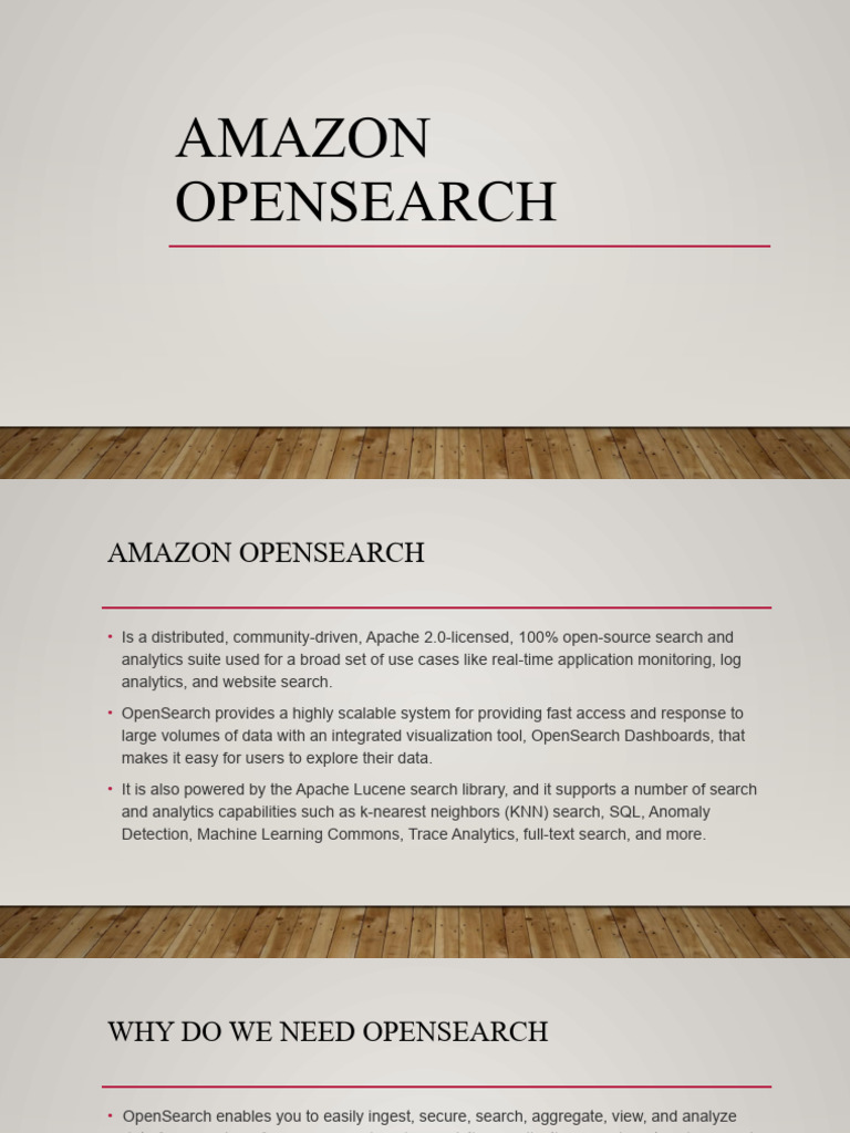 Amazon Opensearch | PDF
