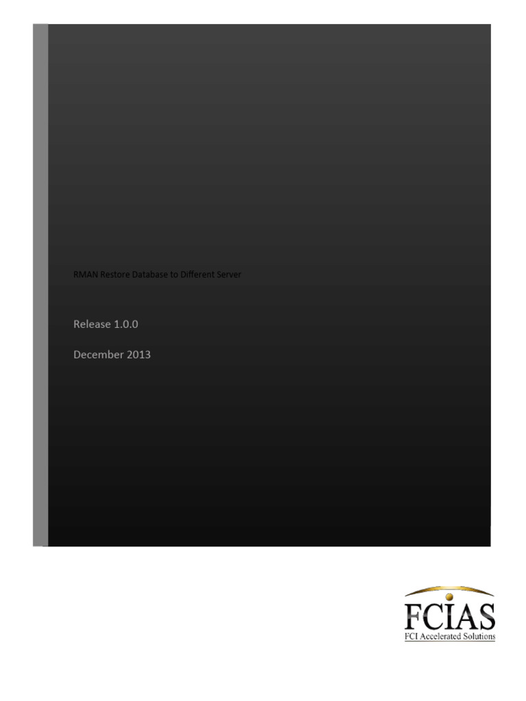 Cloning A Database Using RMAN | PDF | Backup | Databases Cloning A Database Using RMAN | PDF | Backup | Databases