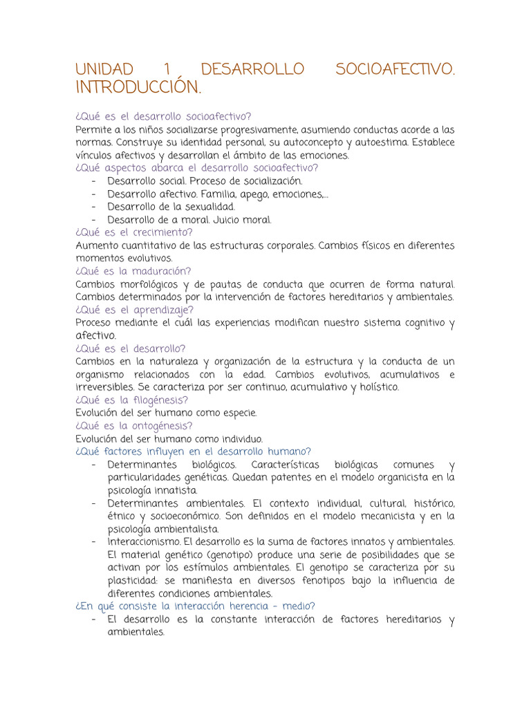 UNIDAD 1 DESARROLLO SOCIOAFECTIVO (Autoguardado) (Autoguardado ...