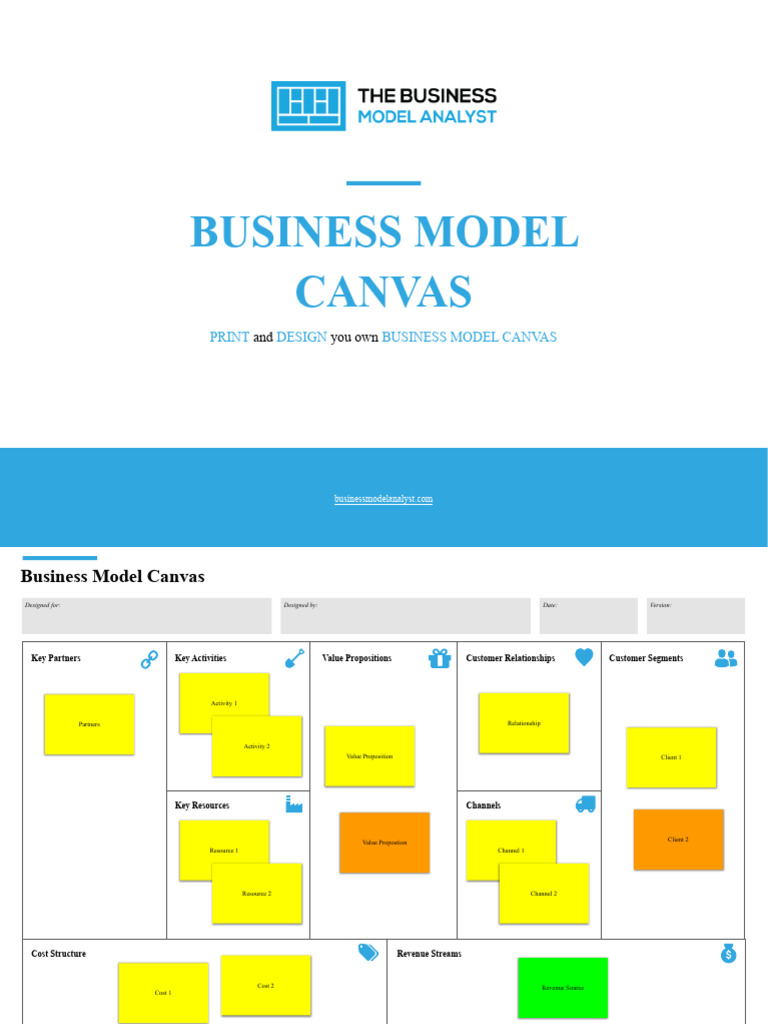 Business-Model-Canvas-Template-Updated | PDF | Business Model ...