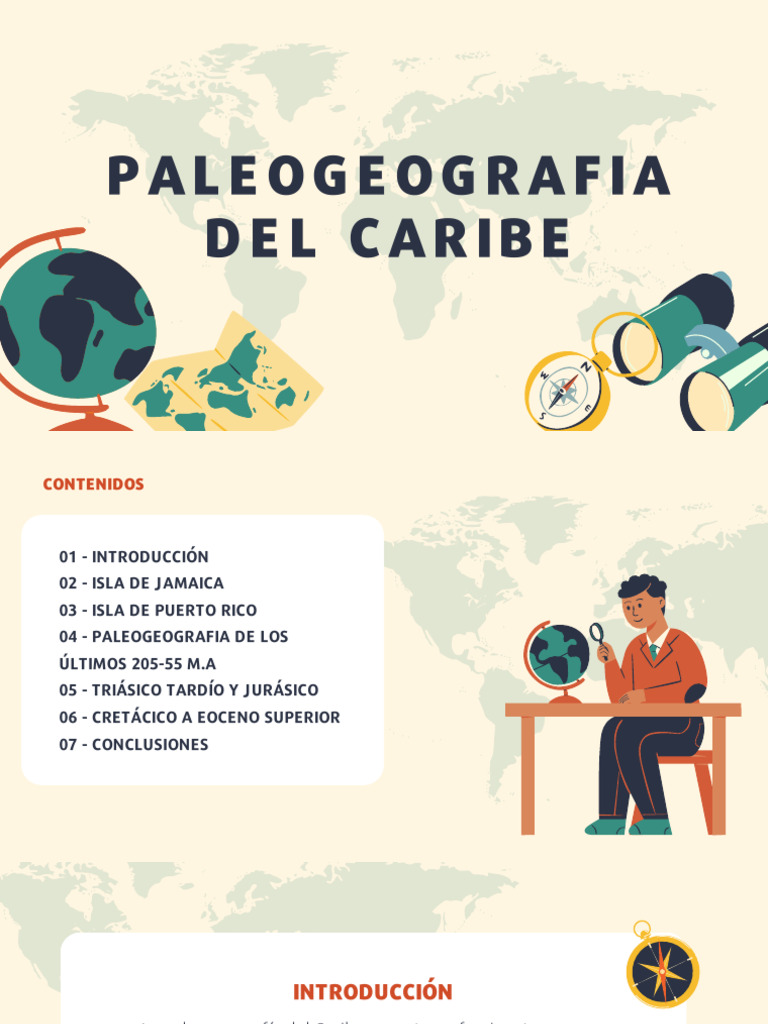 Paleogeografia Del Cribe | PDF | Isla | Cretáceo