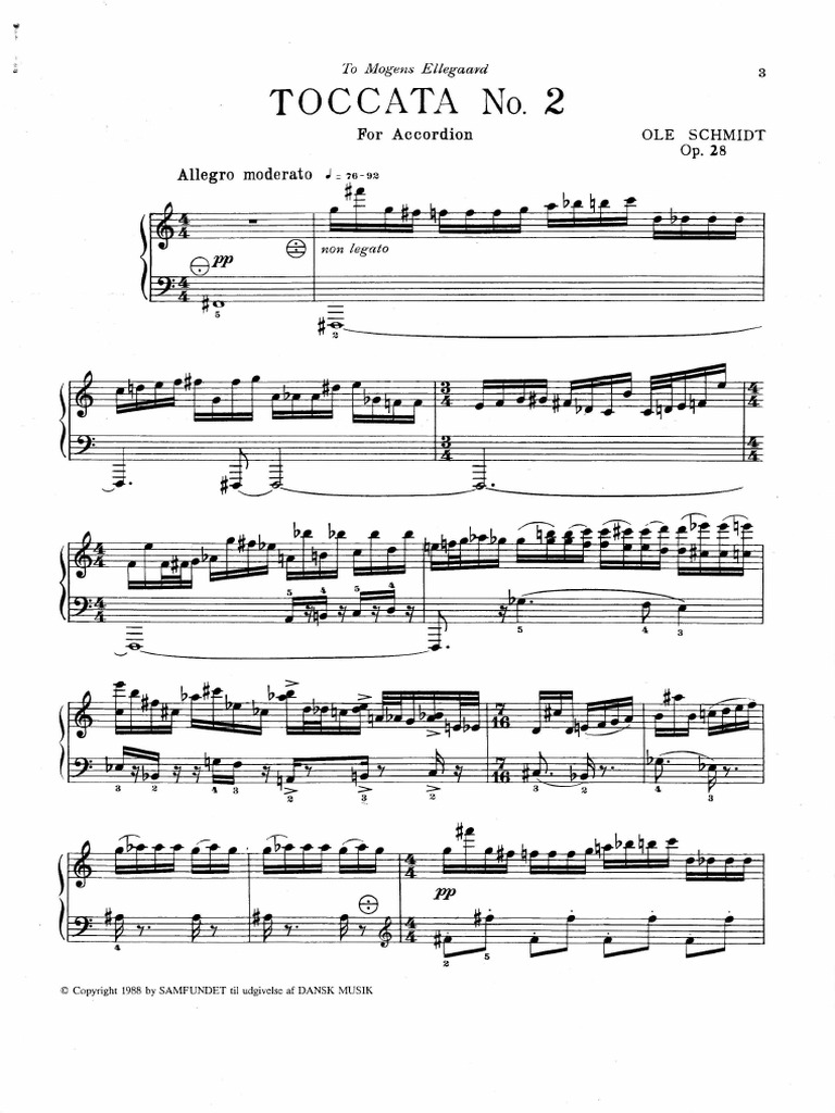 Toccata #2 - Ole Schmidt | PDF