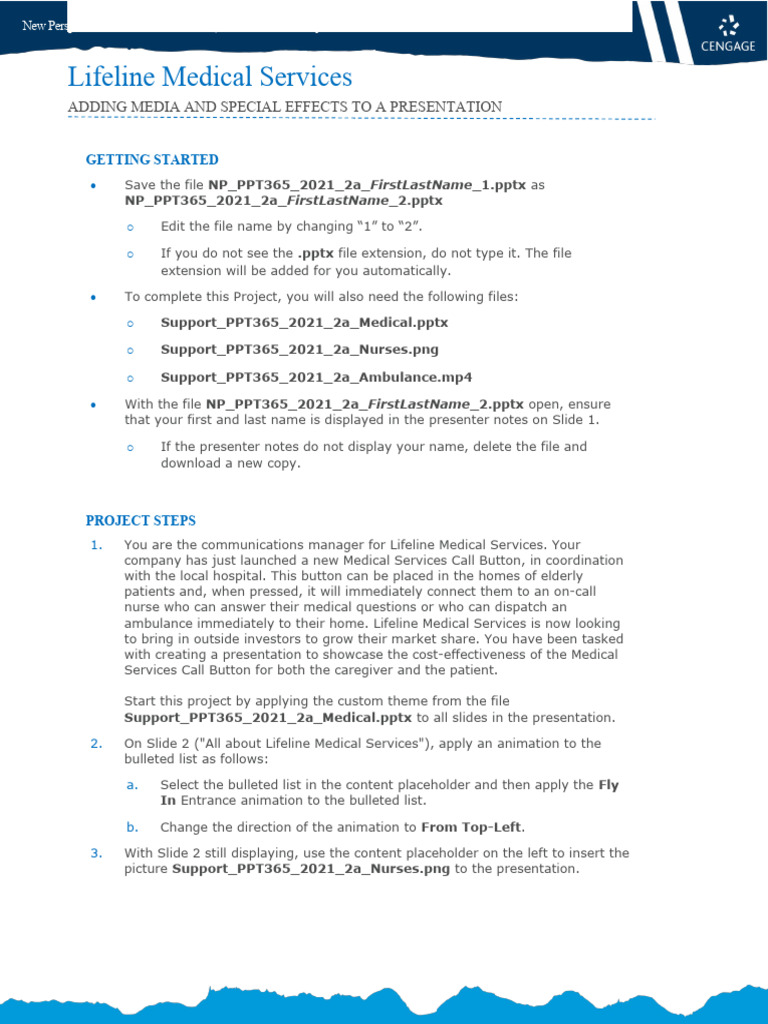 Instructions NP PPT365 2021 2a | PDF | Microsoft Power Point | Computing
