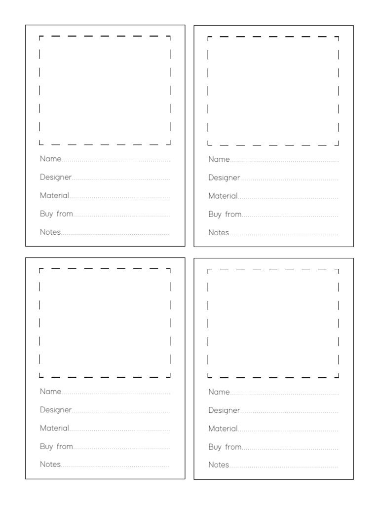 Fabric Swatch Card Template Guide | PDF | Home & Garden | Computers
