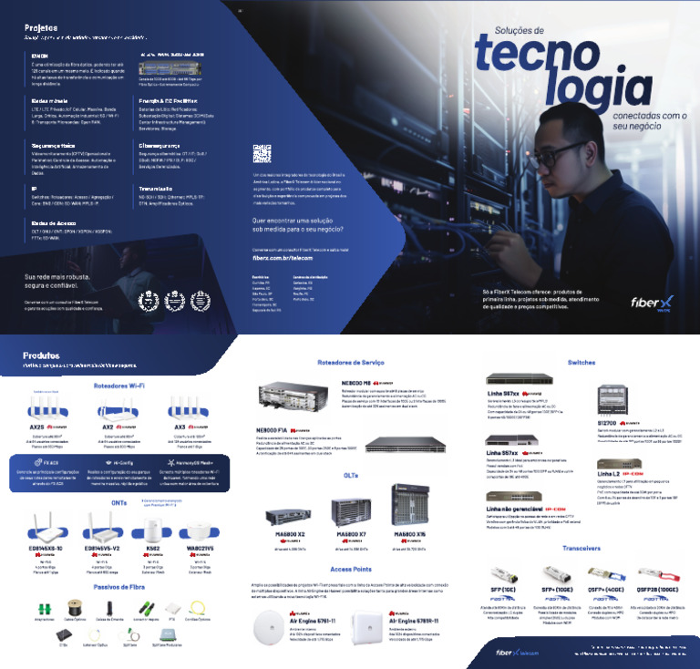 Catálogo FiberX Telecom | PDF