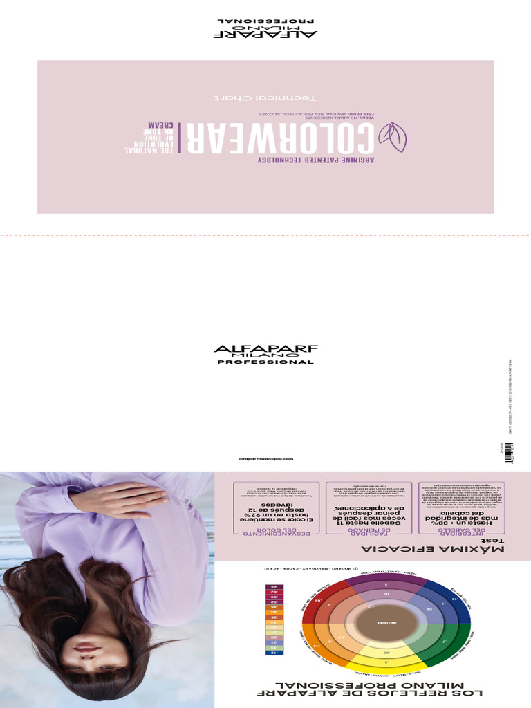 Carta de Colores Alfaparf Color Wear | PDF | Petróleo | Alimentos