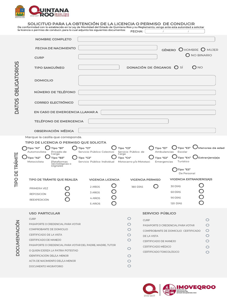 Formato Solicitud Licencia | Descargar gratis PDF | Licencia de ...